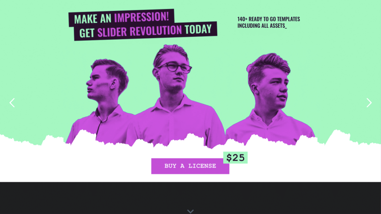 Slider Revolution – Responsive Plugin for WordPress